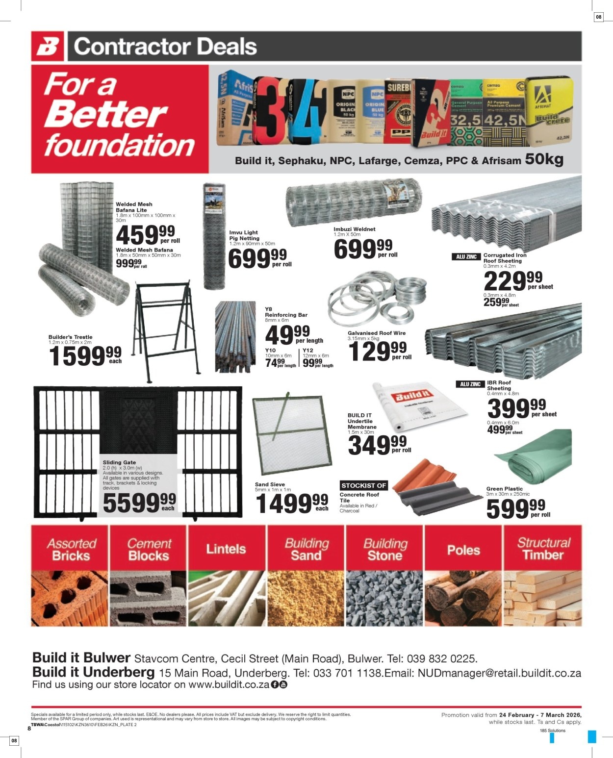 Build It Catalogue 24 Feb–6 Apr – 8 pages