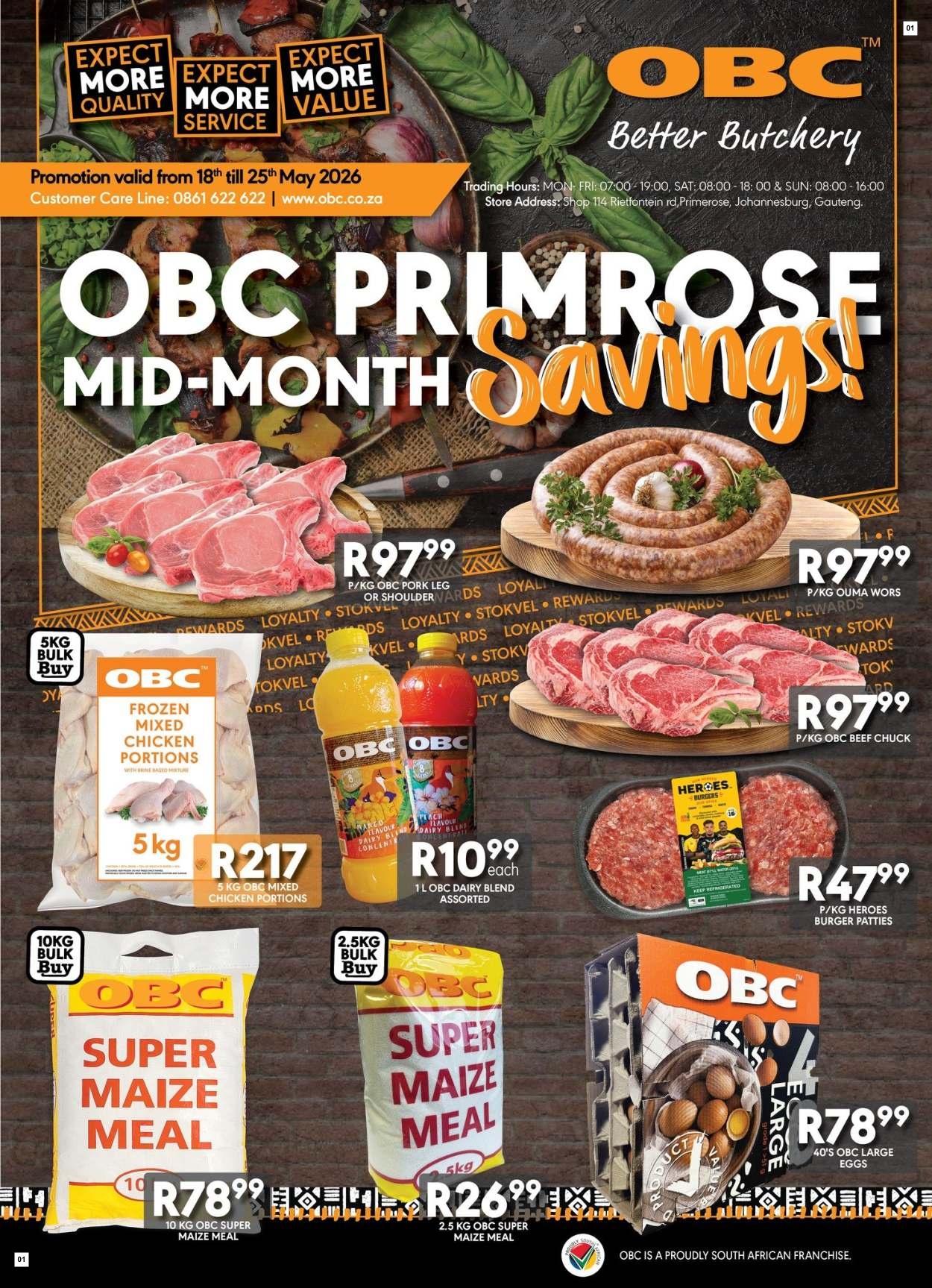 OBC Catalogue 28 May–14 Jun – 1 active special