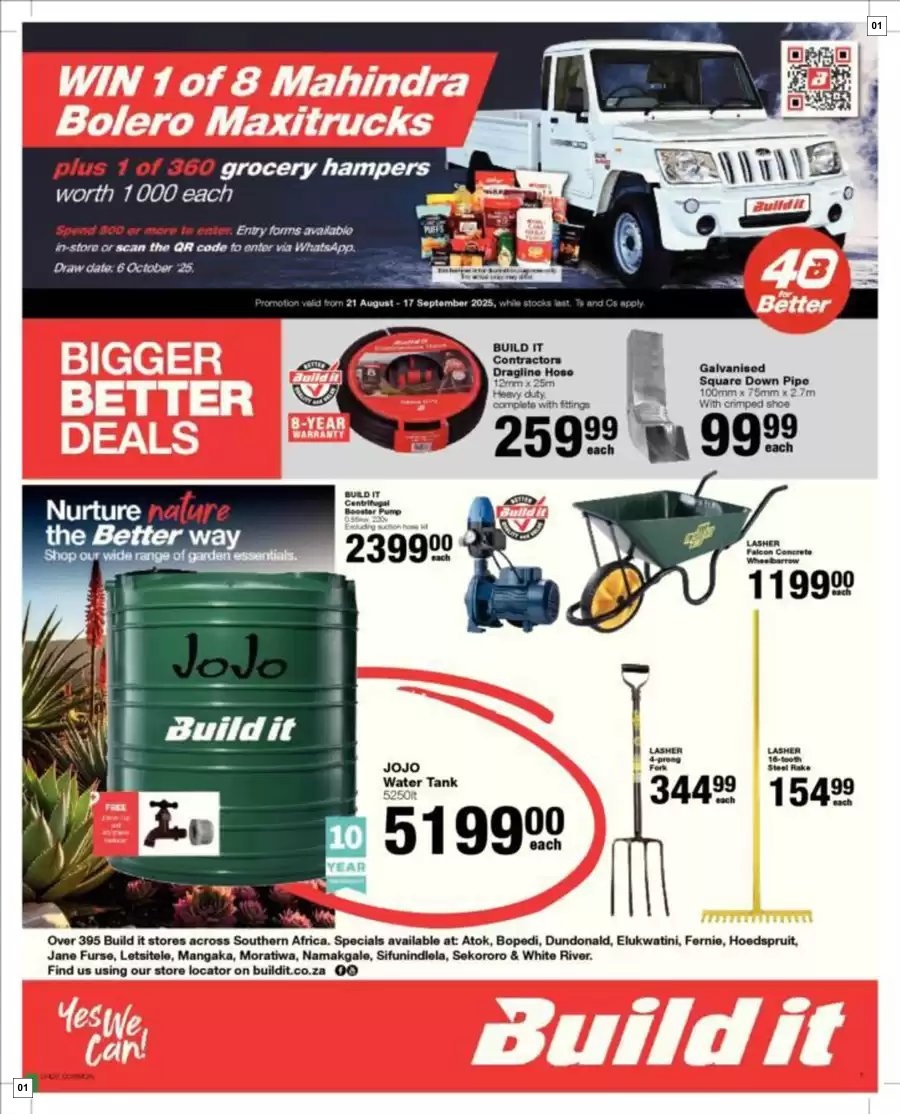 Build It Catalogue 21 Aug–17 Oct – 8 pages