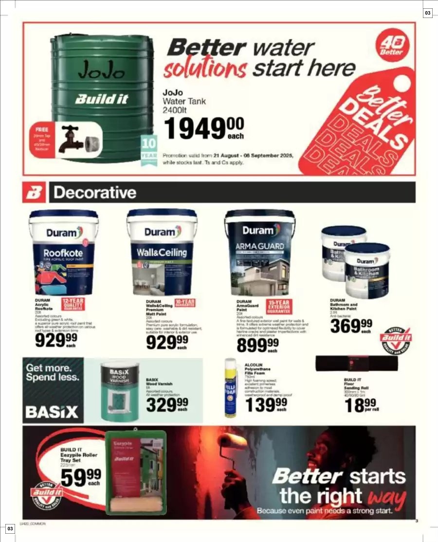 Build It Catalogue 21 Aug–17 Oct – 8 pages