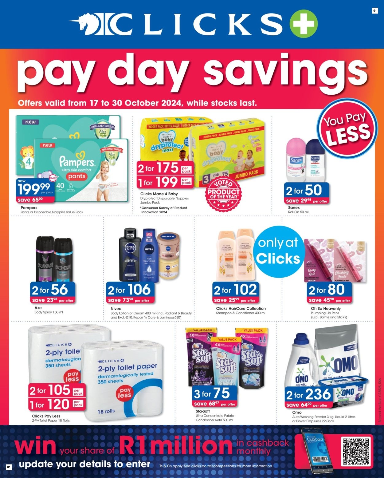 Clicks Catalogue 17 Oct–30 Oct – 48 pages